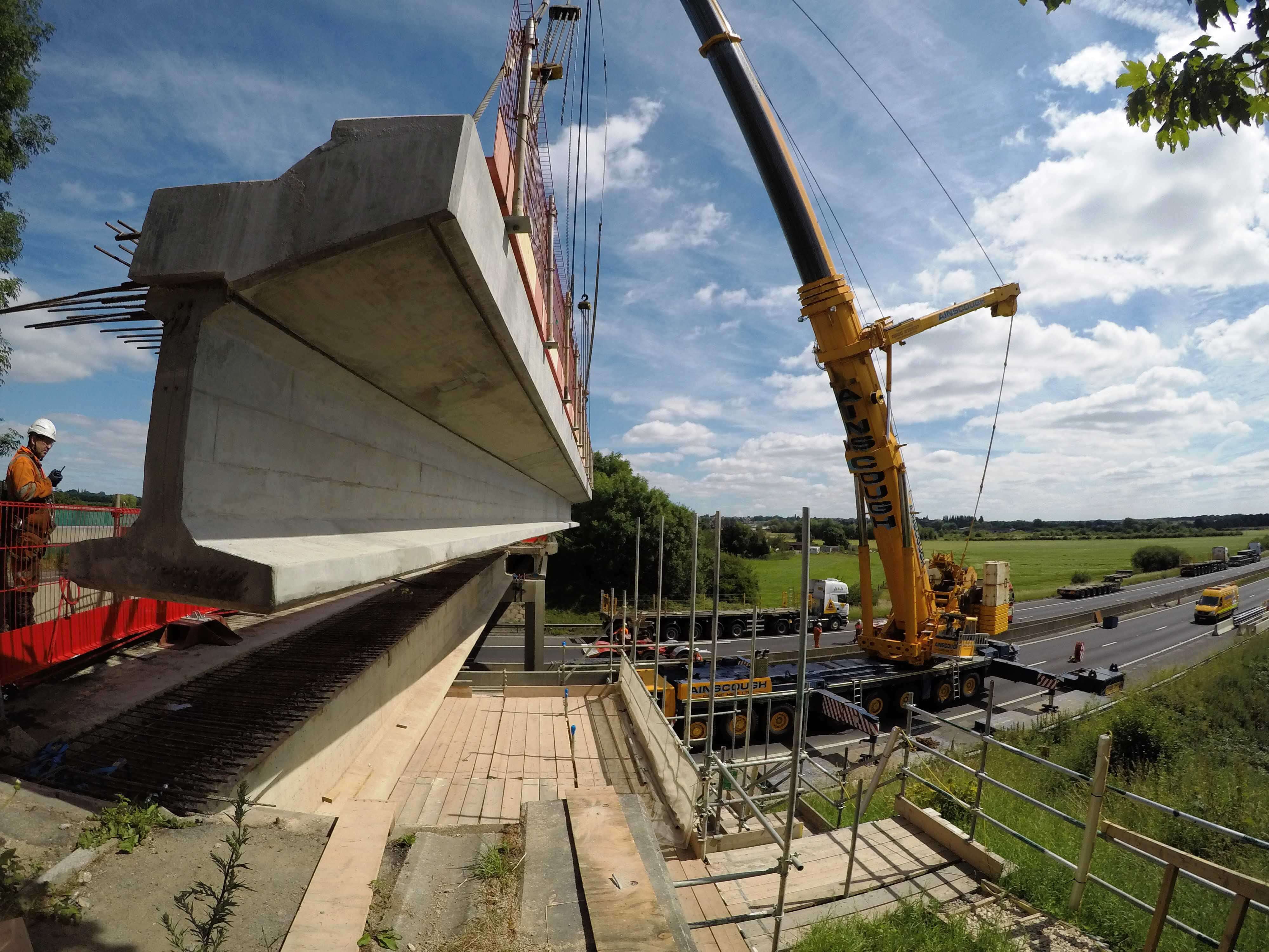 Delivering Upgrade To M180 Bridge | Ainscough Heavy Cranes