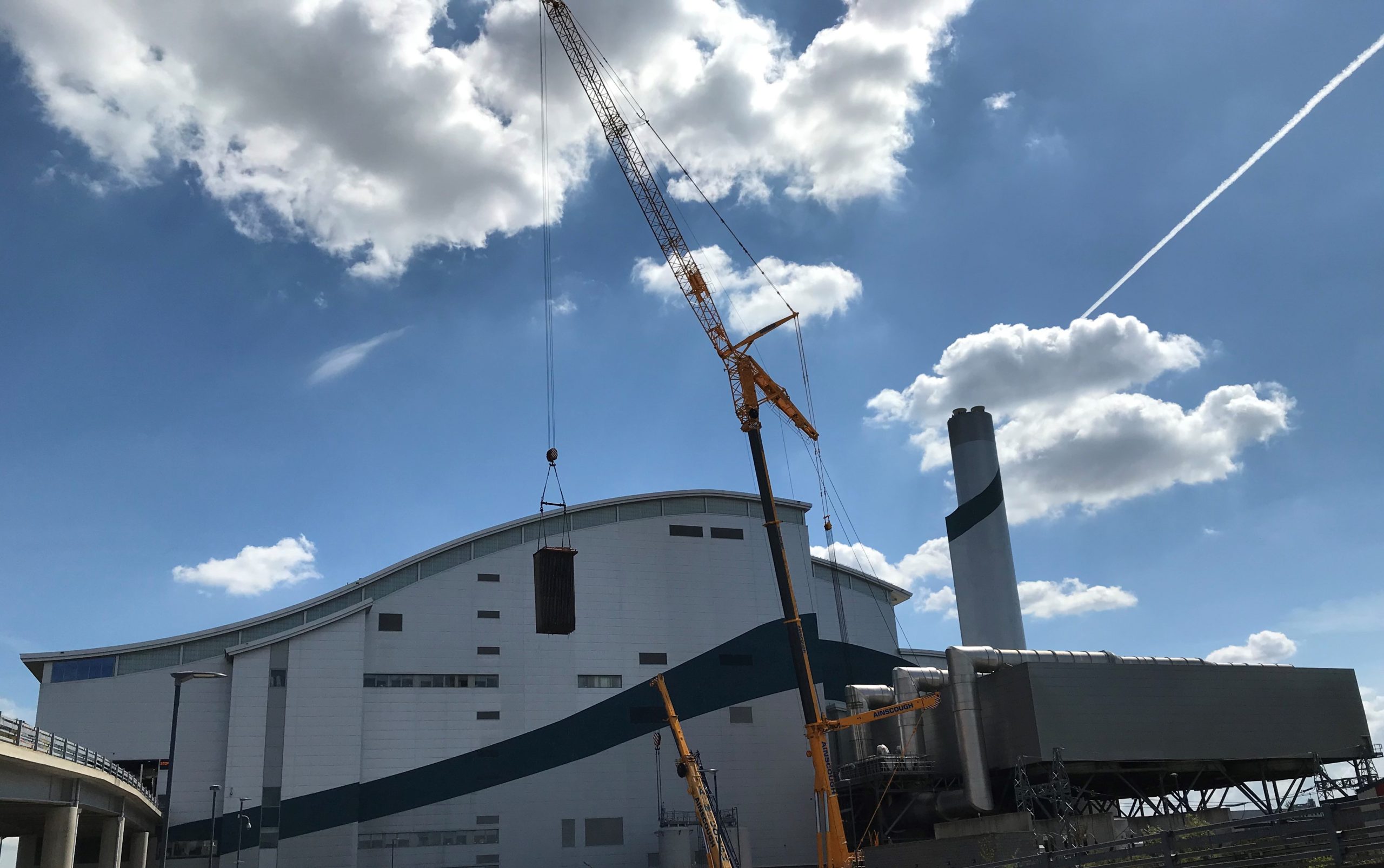 AINSCOUGH CRANE HIRE TURNS UP THE HEAT AT CORY RIVERSIDE ENERGY ...